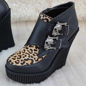 Demonia | Shoes | Demonia Wedge Platform Monk Creeper | Poshmark